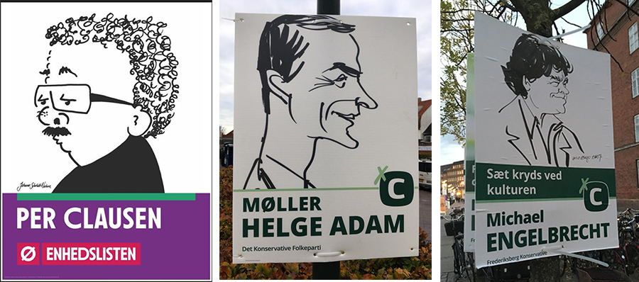 Valgplakater 2017 fra en visuel vinkel – de skæve, de skøre, de smukke